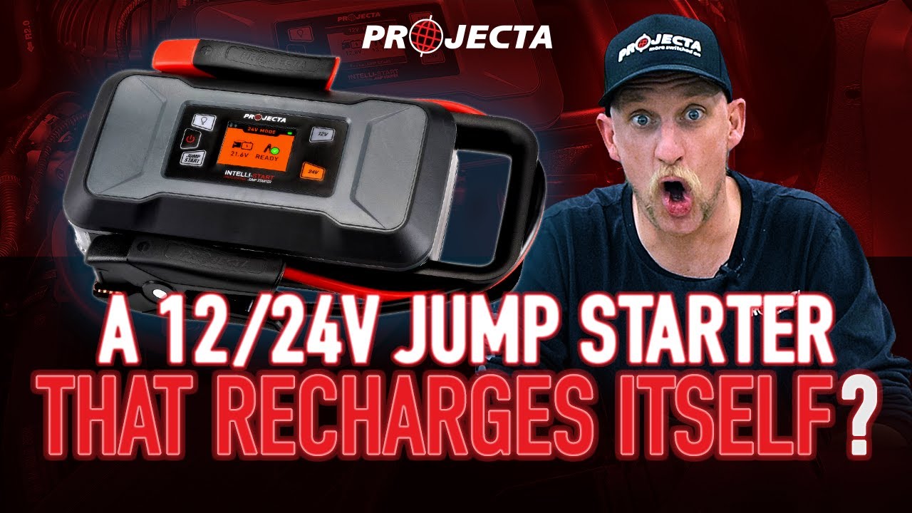PROJECTA IS2000 - The World's First 12/24 Jump Starter That RECHARGES ...