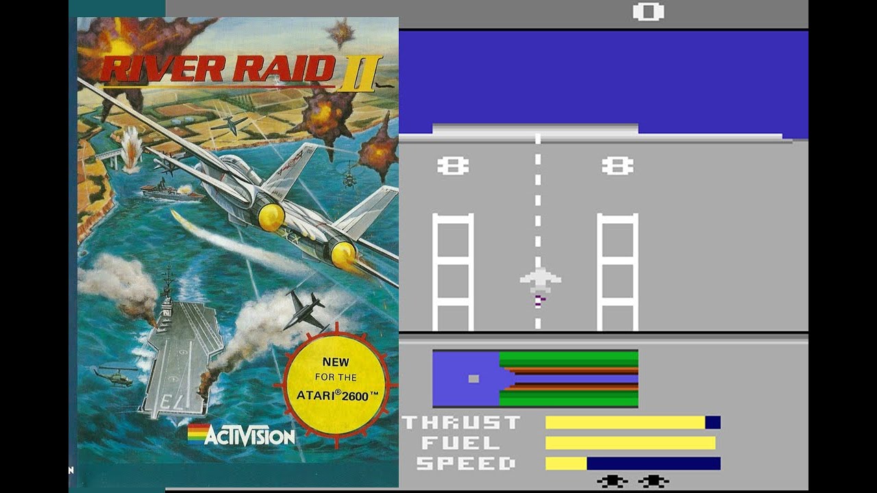 River Raid 2 on Atari 2600 - Brian Plays - YouTube