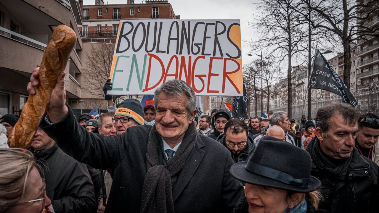 MANIFESTATION DES ARTISANS // PARIS // 23.01.2023 // (4K) - YouTube