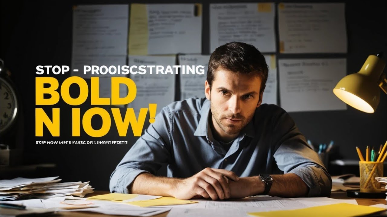 STOP PROCRASTINATING! START NOW - YouTube