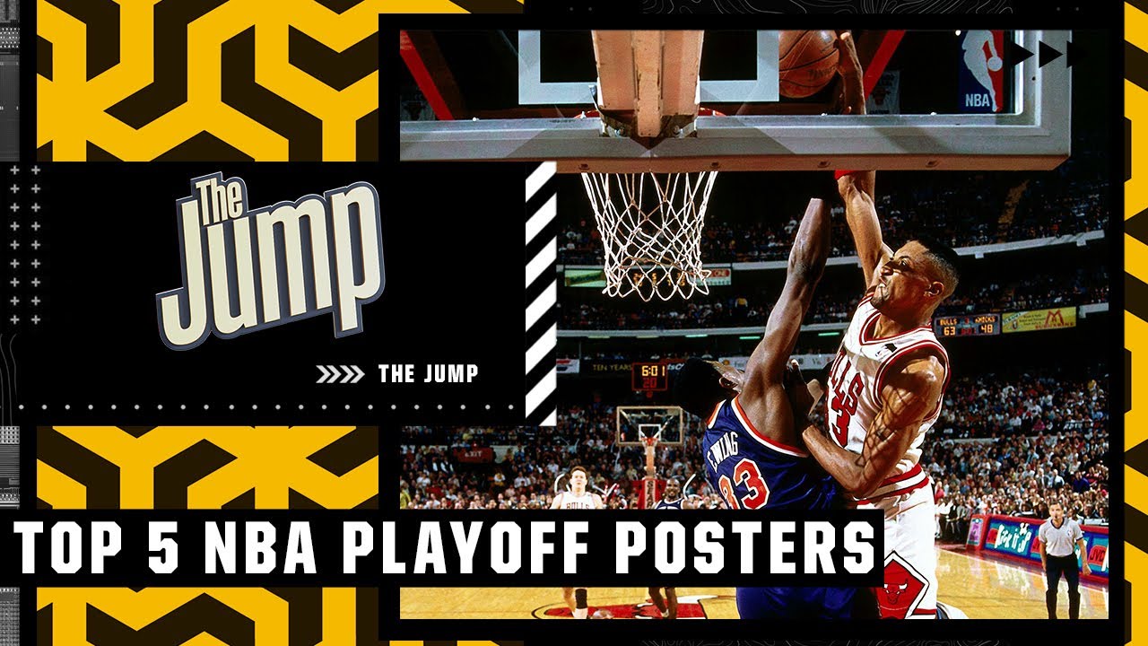 The 5 best playoff posters in NBA history | The Jump - YouTube
