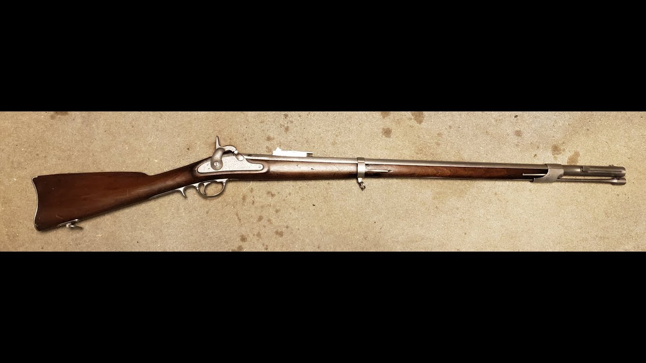 Shooting the US model 1861 Navy Plymouth Rifle - YouTube