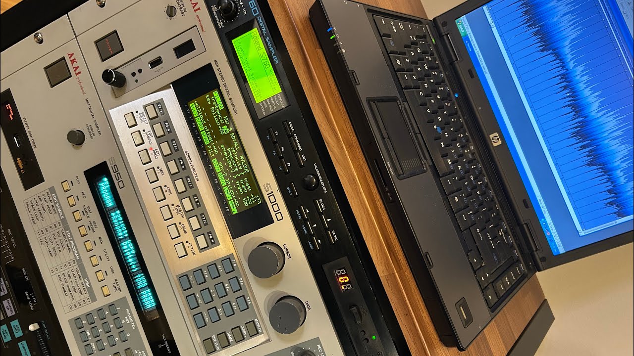 Akai S950 + MPC1000 - Techno - YouTube