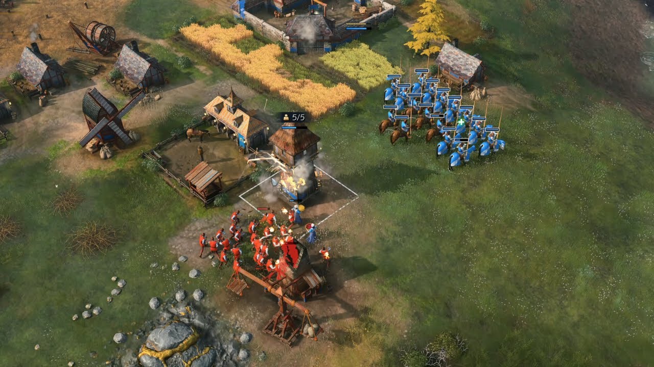 Age Of Empires 4 | 1v1 Multiplayer Gameplay - YouTube