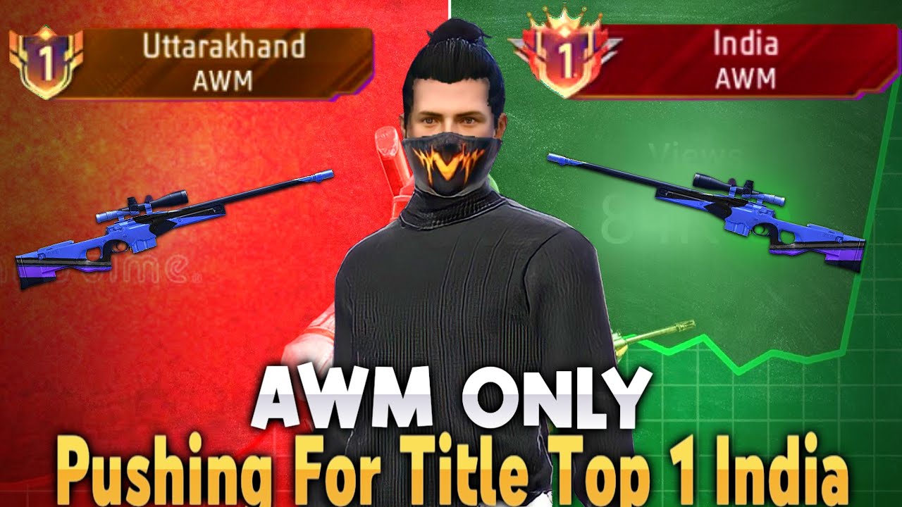 Pushing TOP 1 In AWM || Free Fire Solo Rank Push With Tips || Road To ...