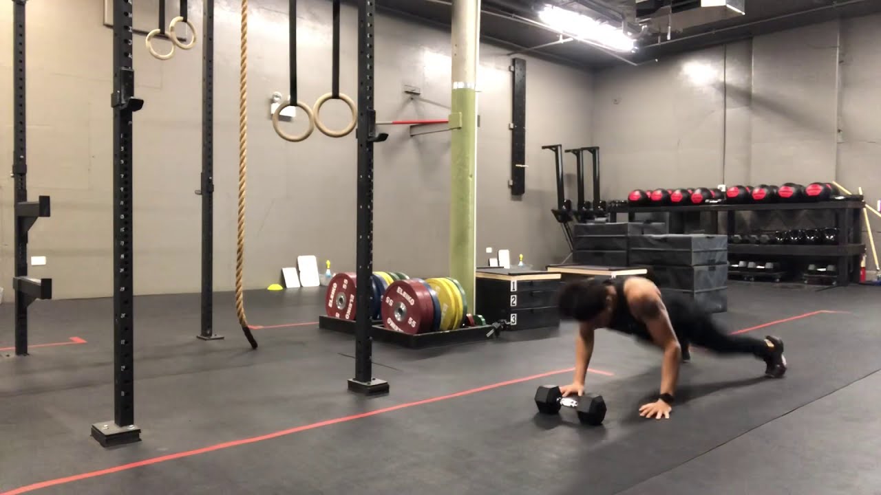 DB Facing Burpees - YouTube