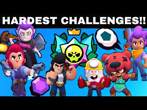 I did 3 of the HARDEST Challenges for 3 different brawlers!! - YouTube