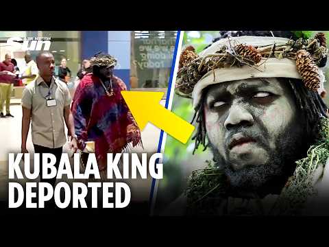 African tribe Kubala King finally been deported six months after being arrested in Scottish forrest