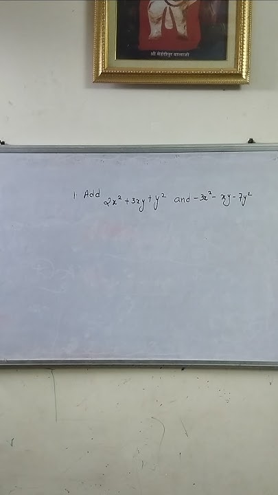 Addition in algebraic expression |How to add algebra expression #maths ...