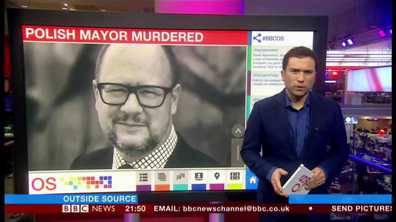 Gdansk Mayor Pawel Adamowicz murdered (Poland) - BBC News - 14th ...