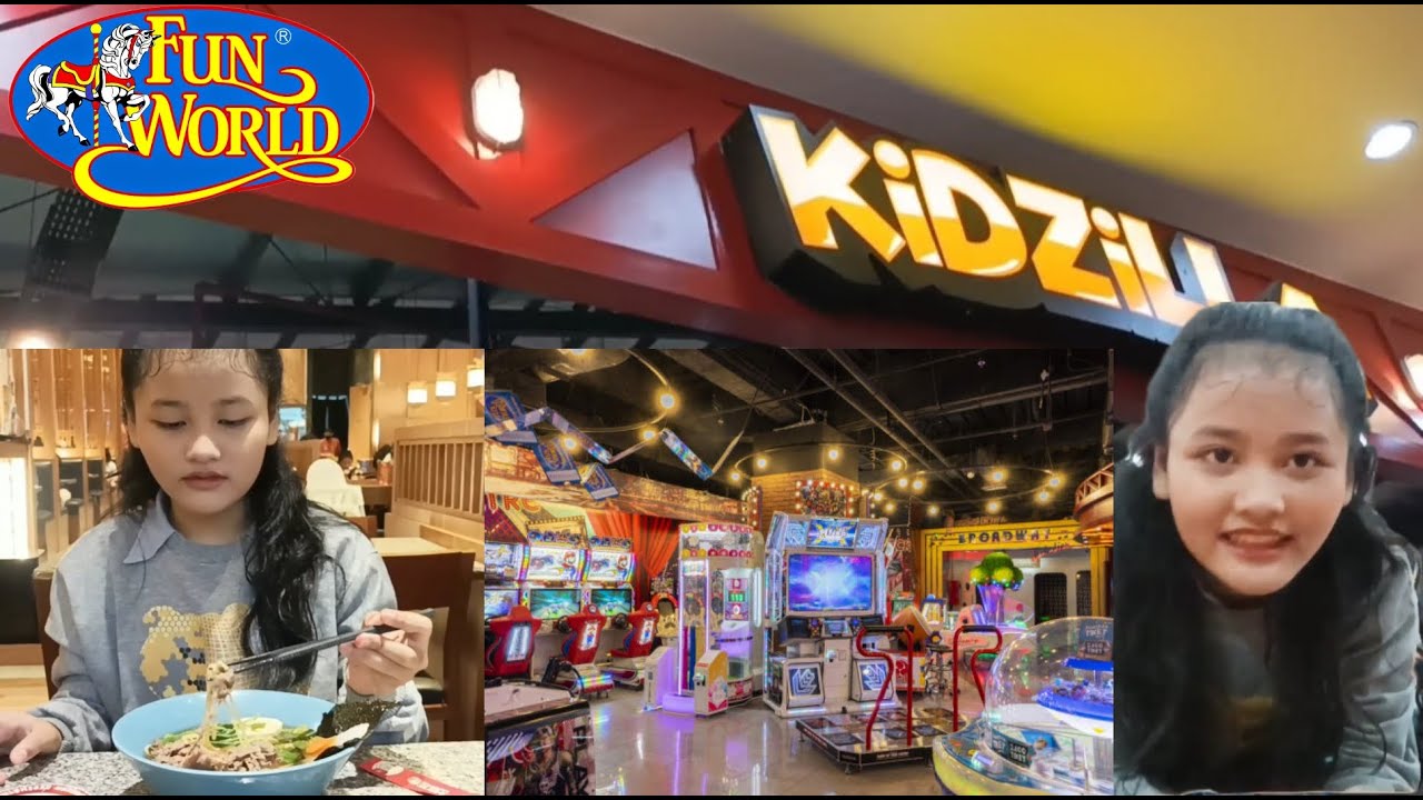 SERU BERMAIN DI FUNWORLD & KIDZILLA BUARAN PLAZA || PLAYGROUND LENGKAP ...