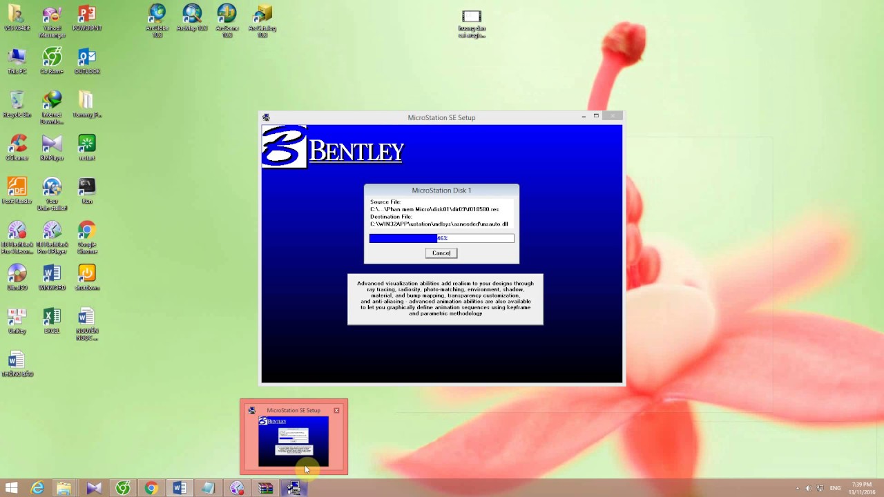 huong dan cai microstation v7 - YouTube