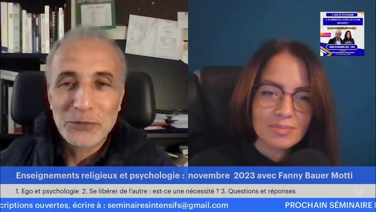 Enseignements religieux et psychologie : octobre 2023 avec Fanny Bauer Motti - YouTube