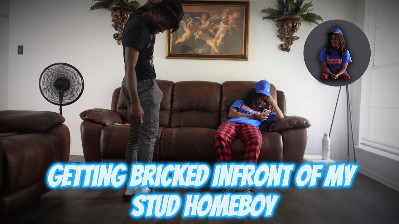 Getting Brick Infront of My Stud Homeboy😱😂 *extremely funny* - YouTube