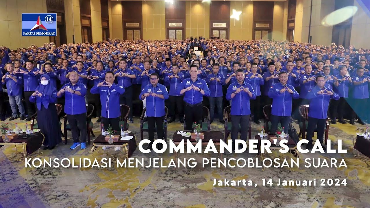 Commander's Call Konsolidasi Menjelang Pencoblosan Suara - YouTube