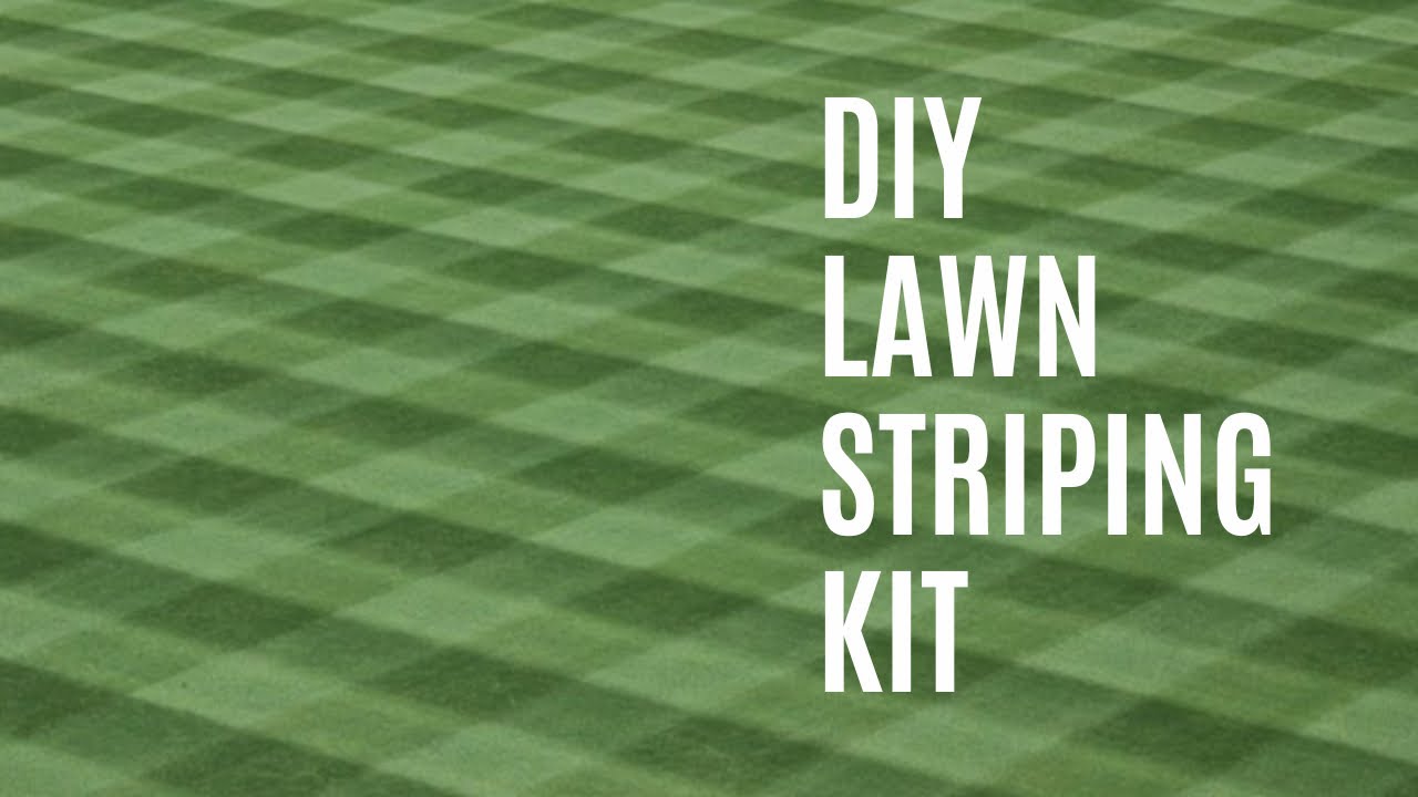 DIY Lawn Striping Kit - YouTube