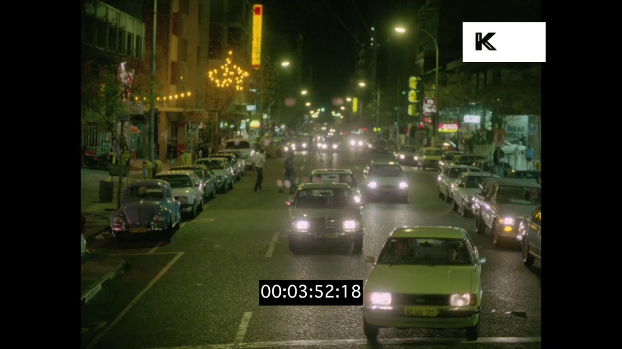1980s Night Driving in Johannesburg, HD from 35mm | Kinolibrary - YouTube