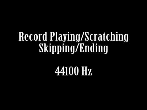 Vinyl Record Playing/Scratching/Skipping/Ending Needle Sound Effect ...