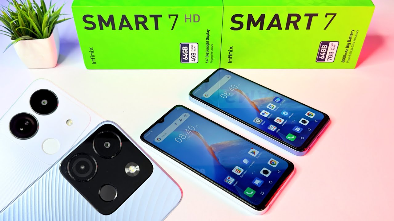 infinix smart 7 HD 🆚 infinix smart 7 ⚡ Unboxing | Comparsion | Camera ...