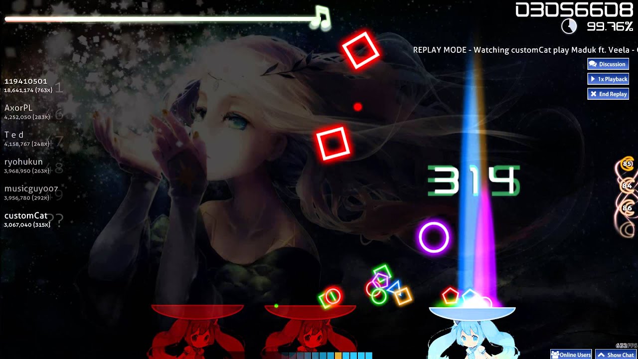 [osu! catch the beat] Maduk ft. Veela - Ghost Assassin (Hourglass ...