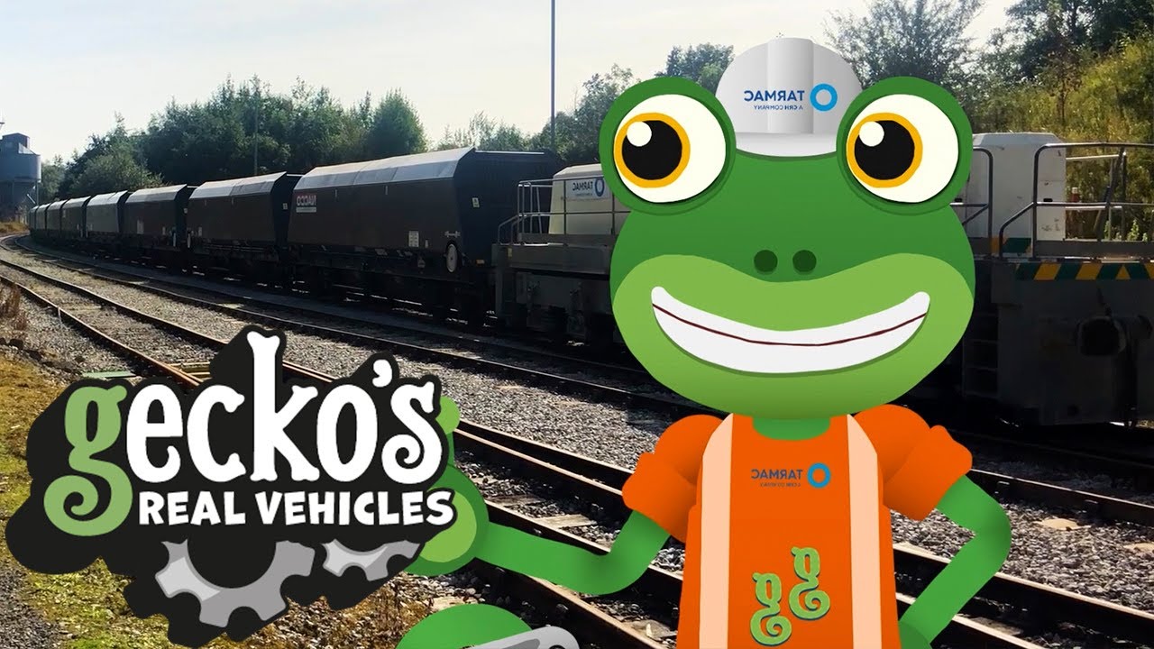 Gecko and the Freight Train - Gecko's Real Vehicles | Educational ...