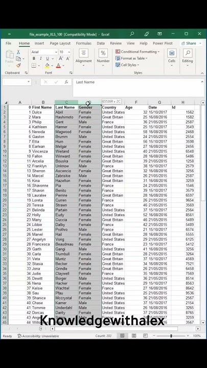 Excel me rows and columns ko adjust kaise kare #ytshorts #excel - YouTube
