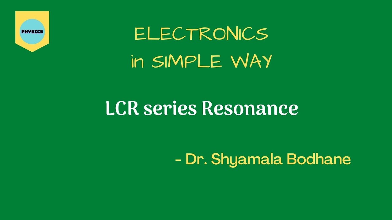 experiment with lcr series circuit | lcr resonance circuit | series ...