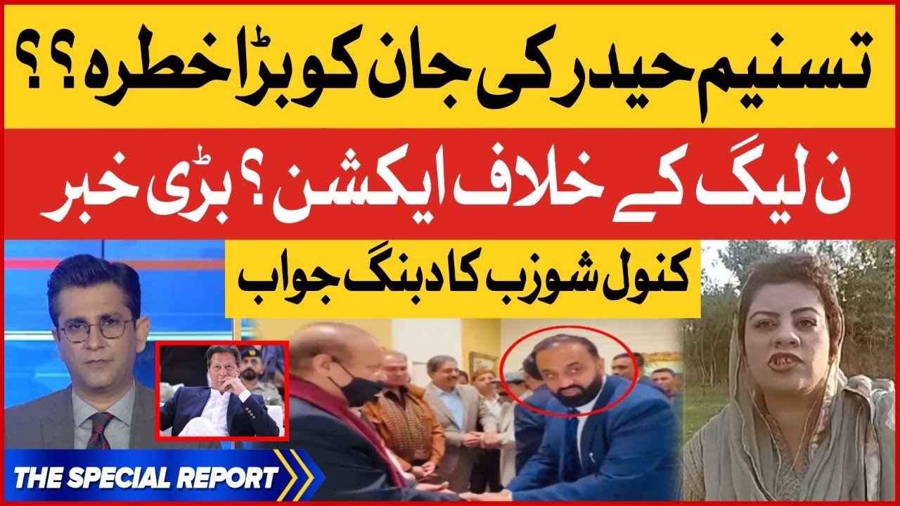Tasneem Haider Life In Danger? | PMLN In Big Trouble? | Kanwal Shauzab ...