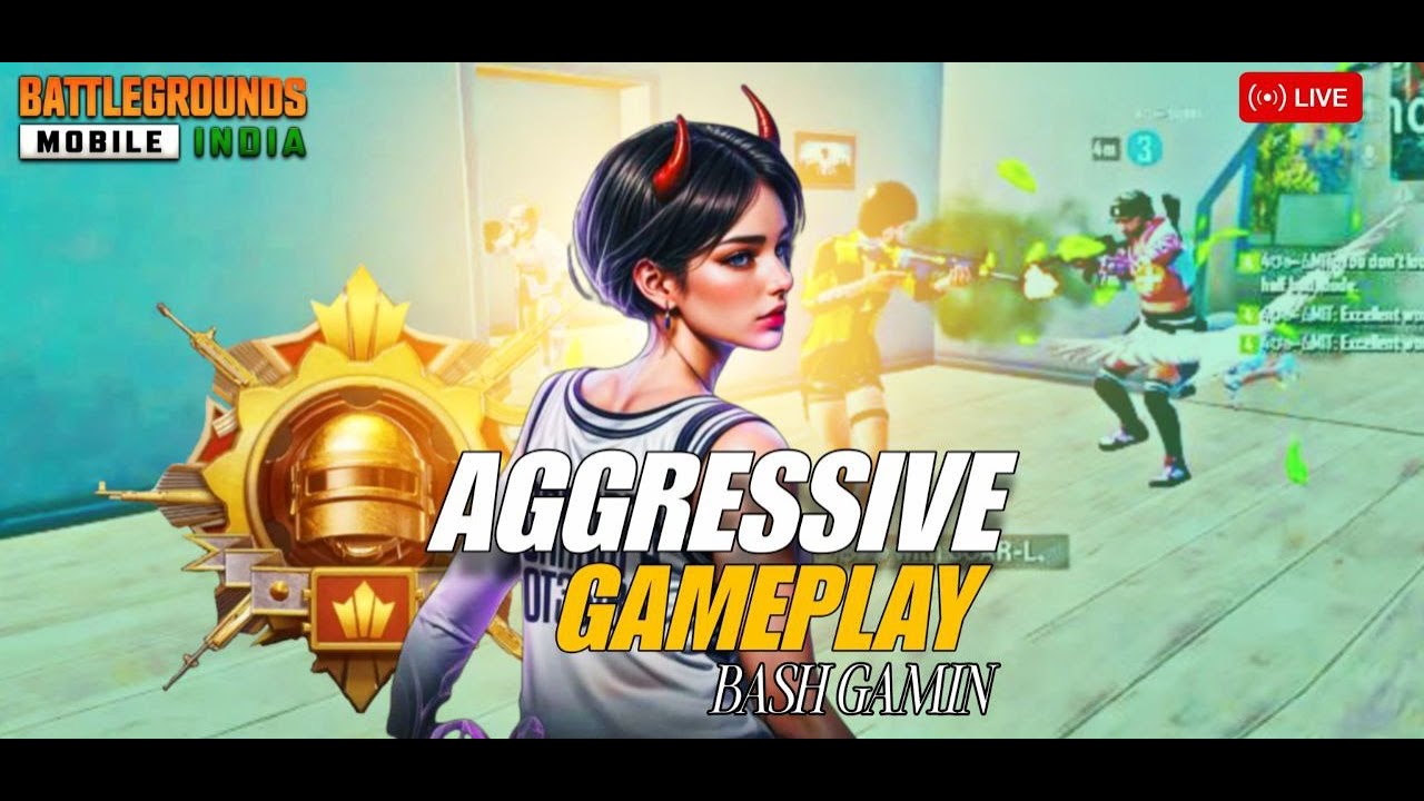 HACKER MOOD ON☠️AGGRESSIVE GAMEPLAY | BASH GAMING #shorts #bgmilive # ...