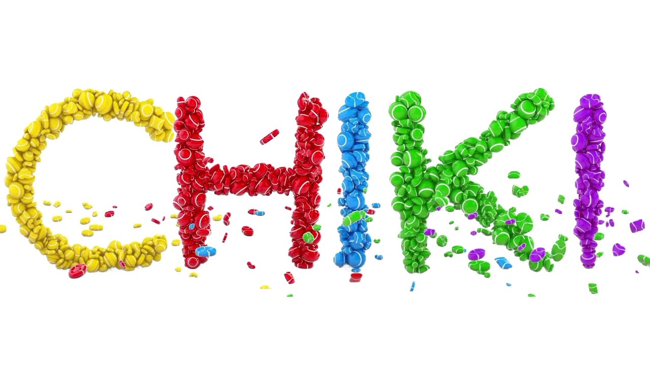 Learning CHIKI's Letter 3D Candie's Color Balls/Sponsored Klasky Csupo ...