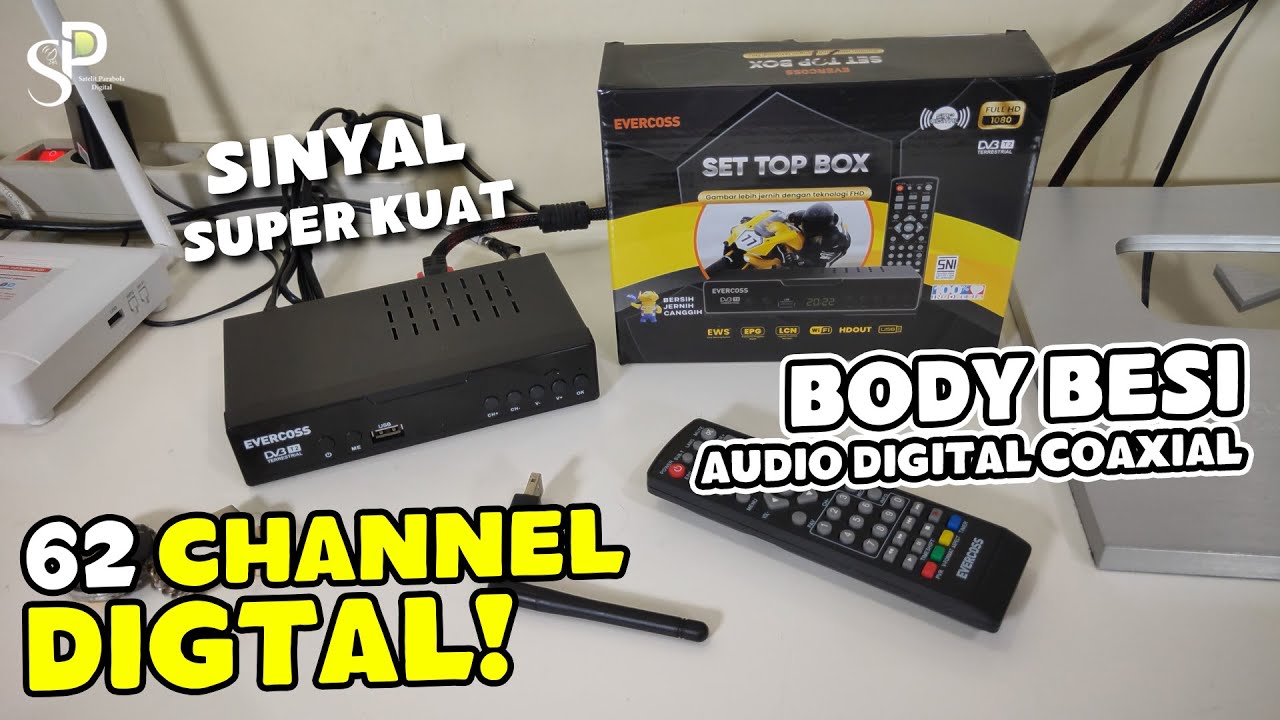 STB Evercoss Max Dengan Harga Merakyat - Review Set Top Box Evercoss ...