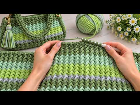 This Tunisian Crochet Stitch Is So Beautiful! | Easy Crochet Pattern #TunisianCrochet #Crochet