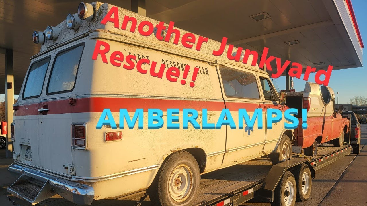 I Rescued A Vintage Ambulance From The Junkyard Car Crusher - YouTube