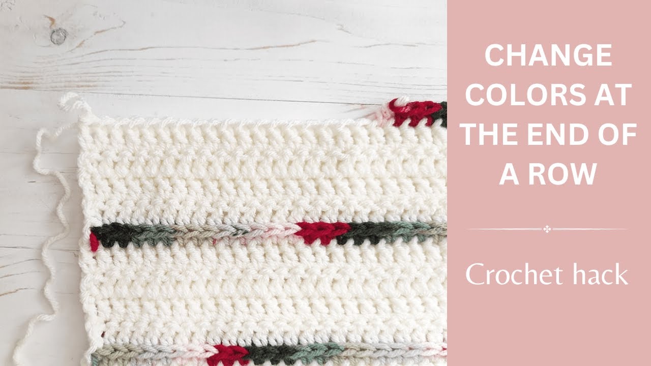 Expert Crochet Trick EXPOSED! Pull Up ANY Color from Previous Row - YouTube