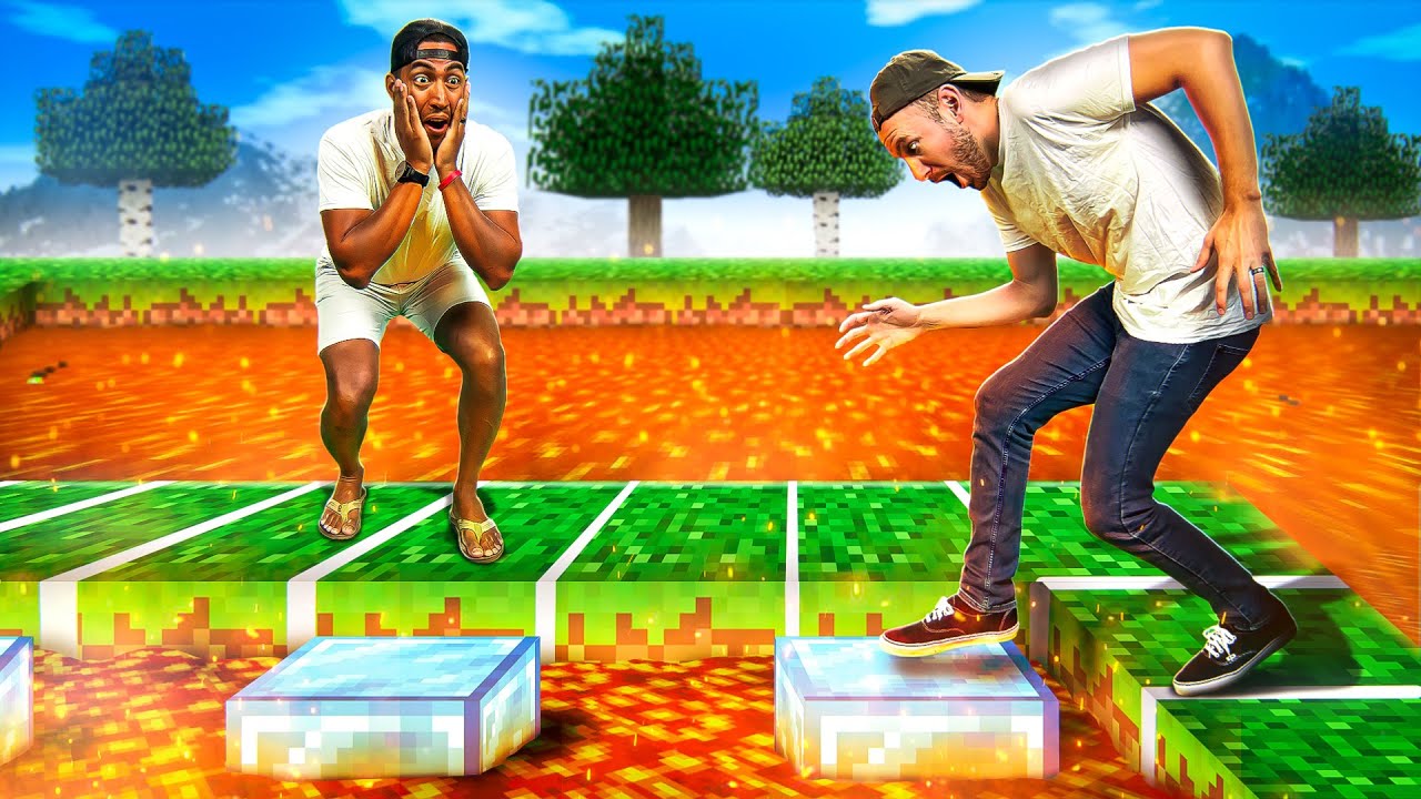 Escape Giant Minecraft Board Game In REAL LIFE!! - YouTube