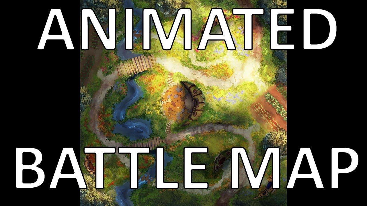 Animated Battle Map for D&D / Pathfinder / TTRPG - Hobbits are in ...