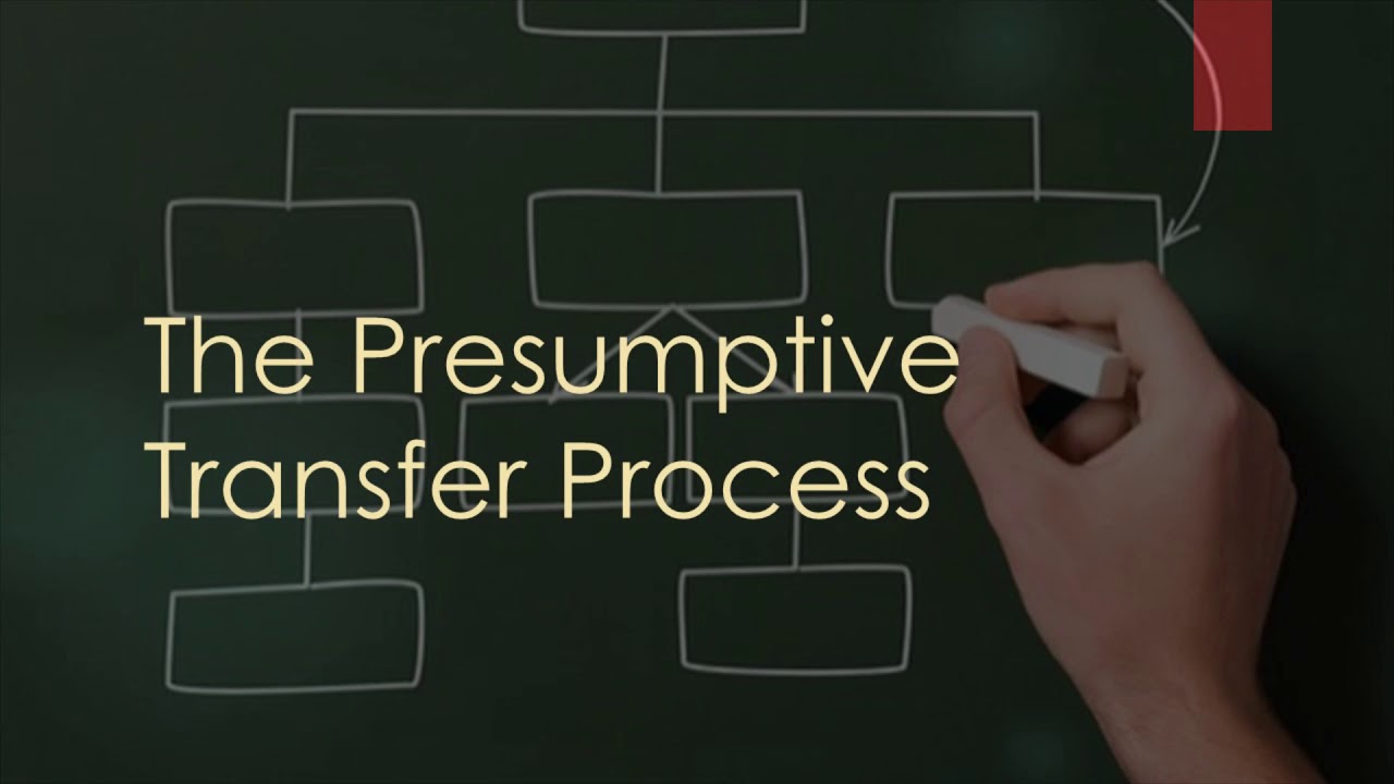 The Presumptive Transfer Process - YouTube