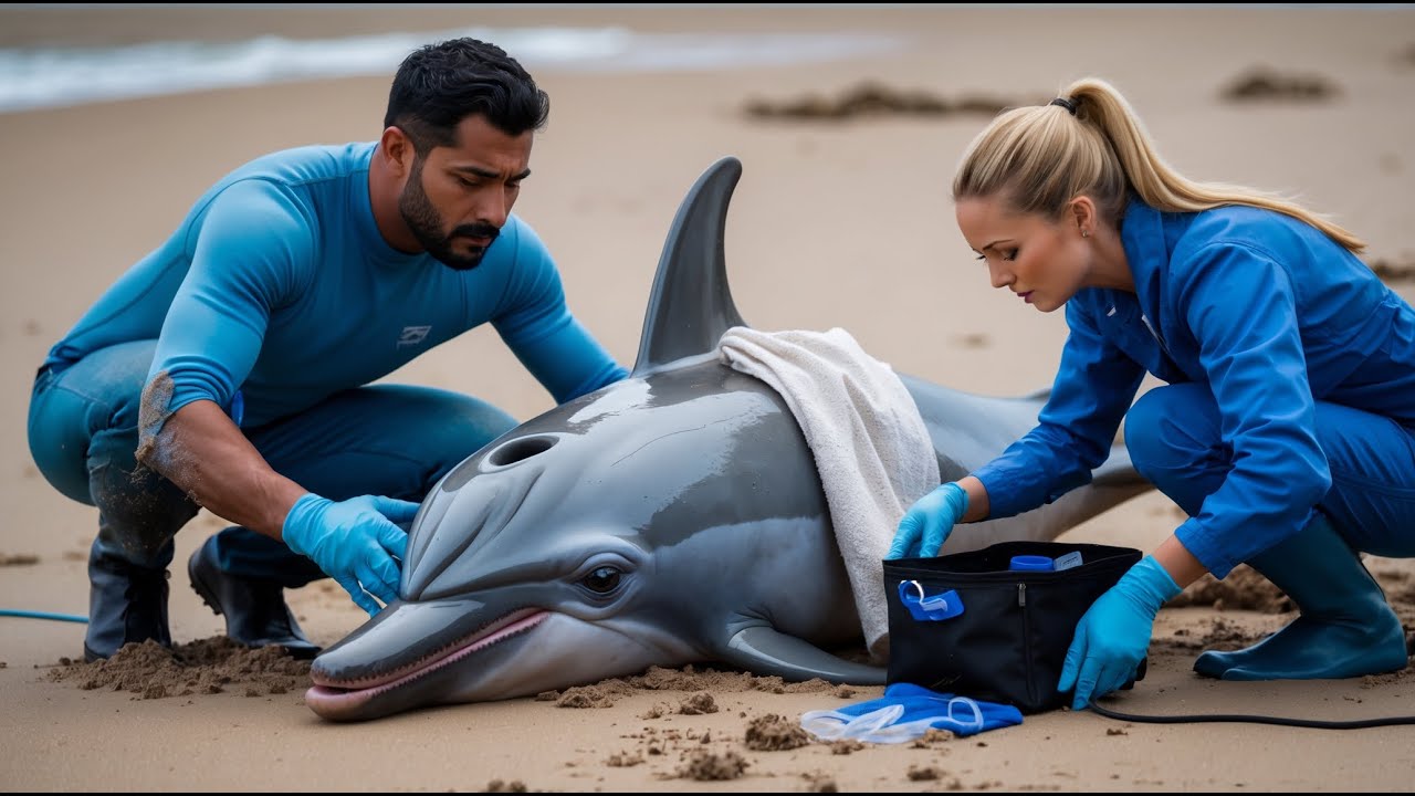A Dolphin’s Fight for Survival: Emotional Rescue and Ocean Reunion ...