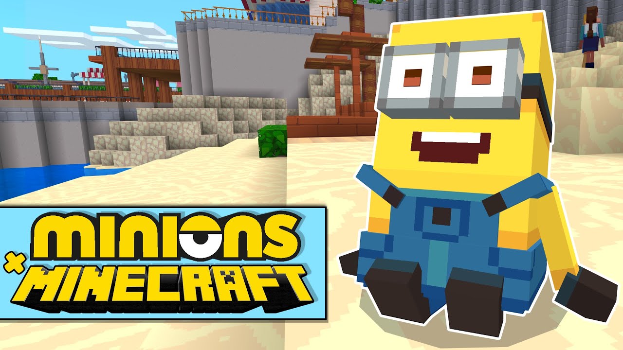 🍌 ME CONVIERTO EN MINION EN MINECRAFT 👀 [DLC Oficial] #1 - YouTube