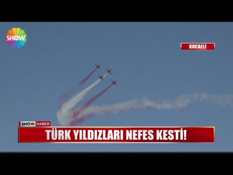 Türk yıldızları nefes kesti