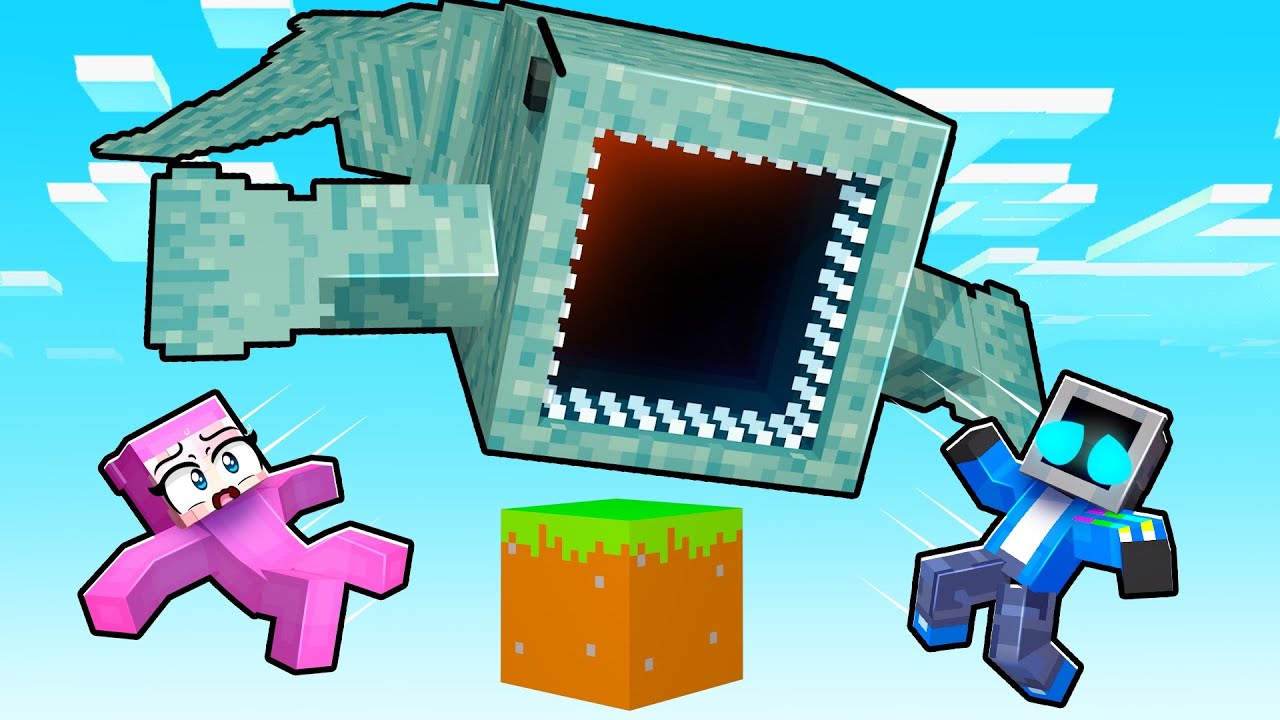 One Block Skyblock with BLOOP in Minecraft! - YouTube