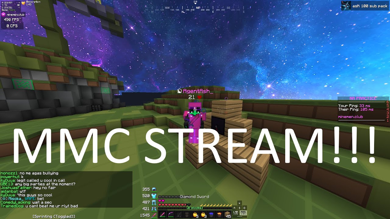 MMC SG AND PRAC STREAM (boxing, build uhc, nodebuff, etc.) - YouTube