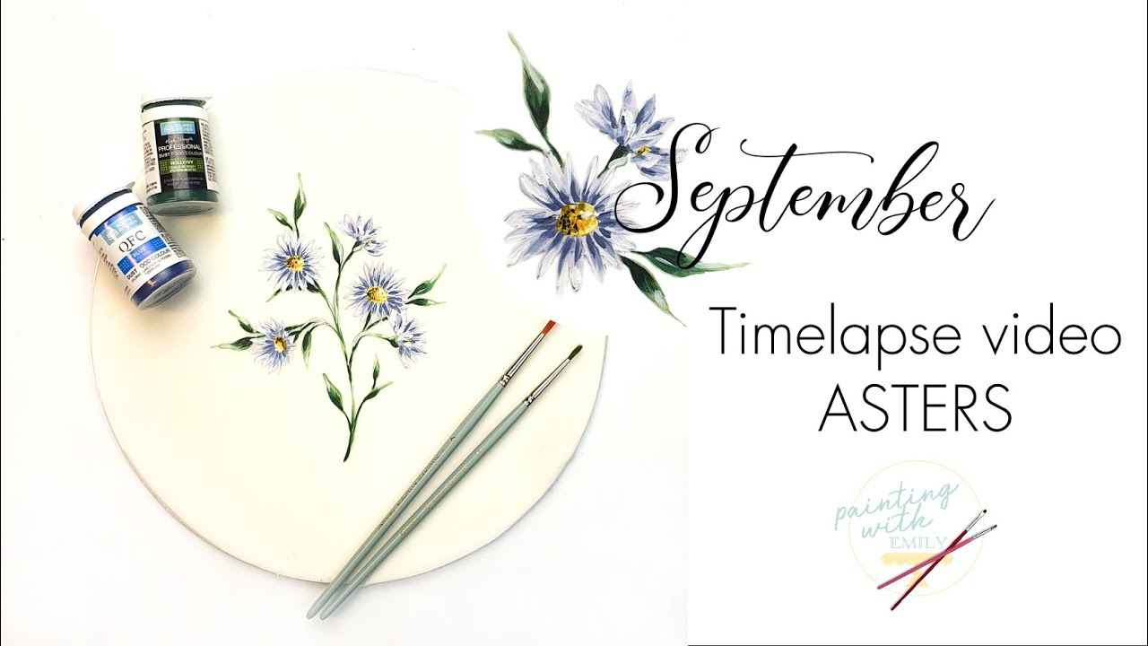 September Asters timelapse - YouTube