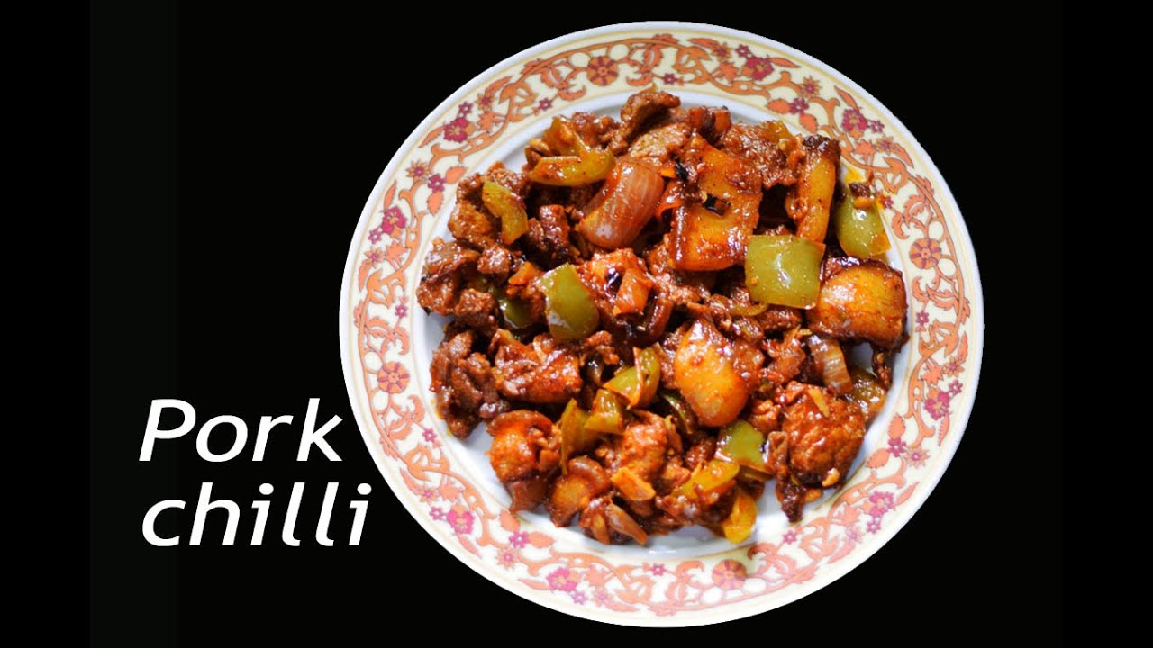 Pork chilli recipe | Easy and Simple Pork chilli | How to make pork ...
