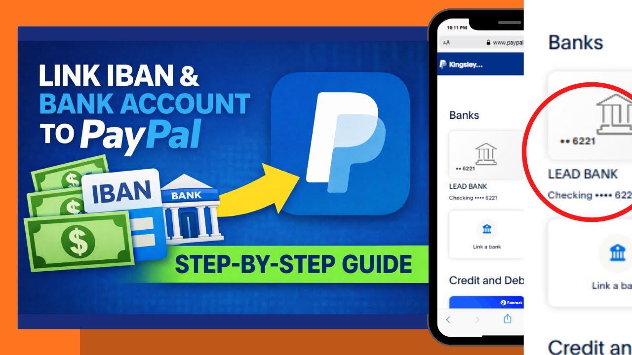 How to Link Bank Account & IBAN to PayPal (Step-by-Step Guide) - YouTube