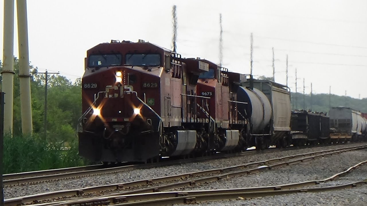 CPKC K76 SB to Ottumwa 392 at Mound Street July 15, 2023 - YouTube