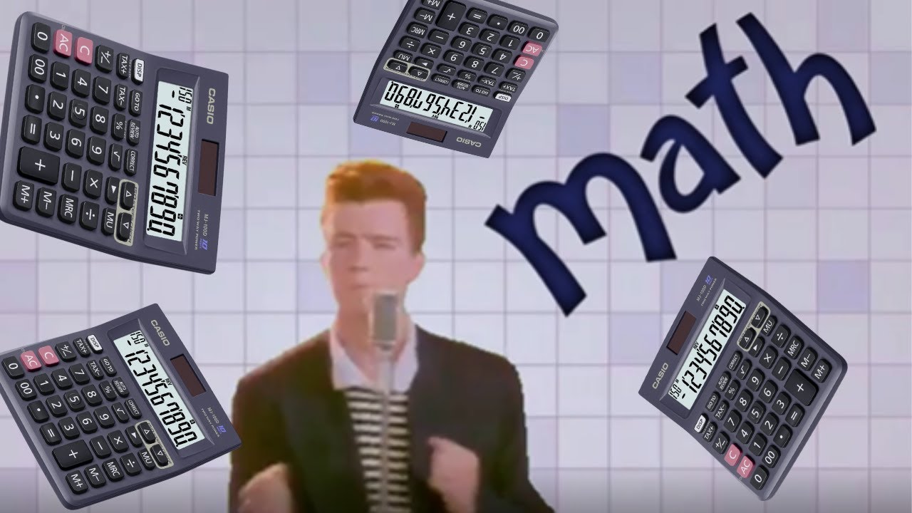 Rick Astley does math - YouTube