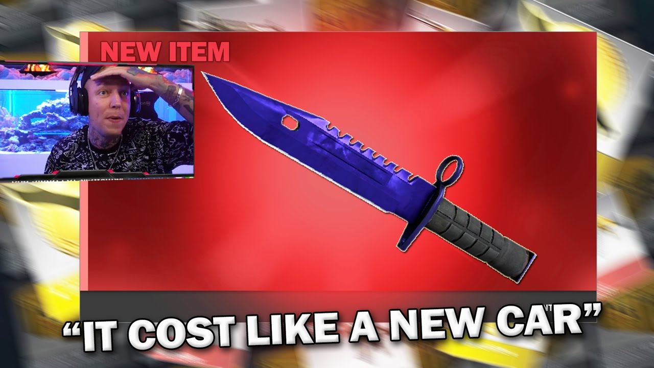 He unboxed a RARE SAPPHIRE Knife but didn't know the price.. - YouTube
