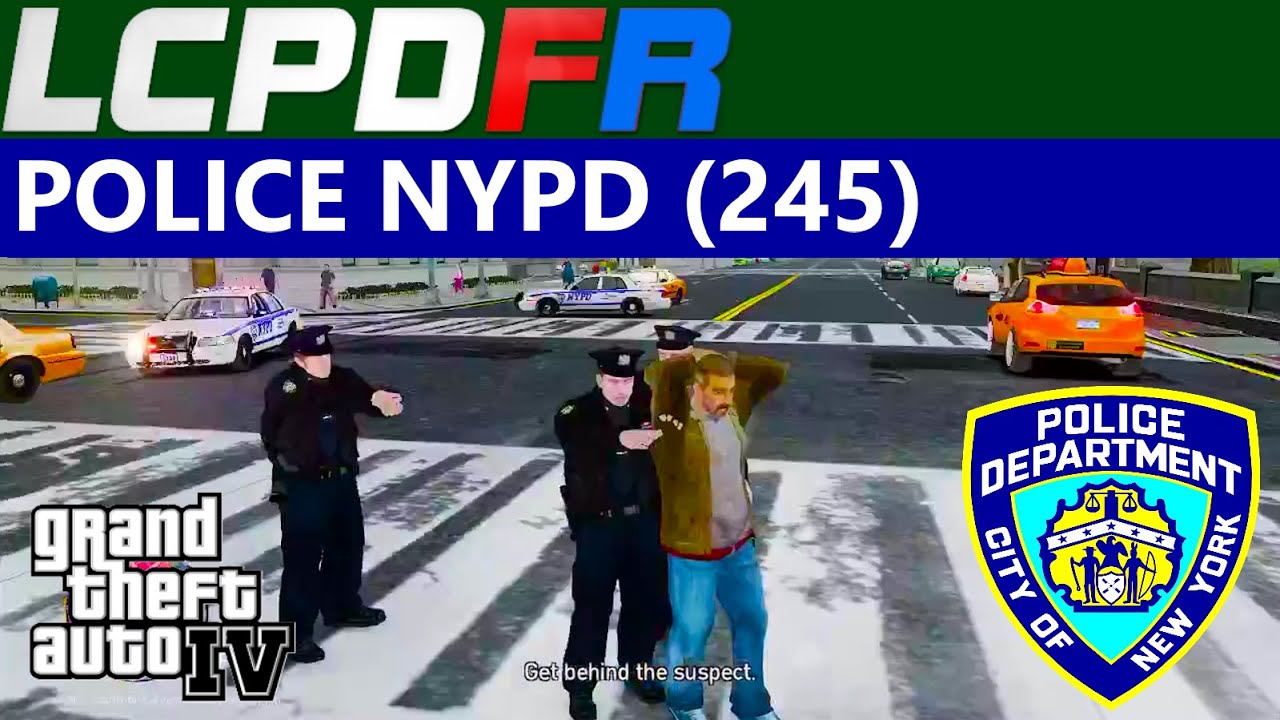 GTA 4 MOD LCPDFR 1.0 POLICE NYPD UNMARKED PATROL TIME SQUARE MANHATTAN ...