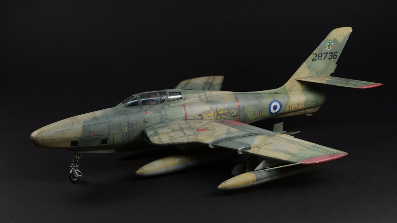 Tanmodel 1/48 Republic RF-84F Thunderflash - YouTube